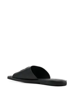 FERRAGAMO Lionel Gancini Embossed Sandals