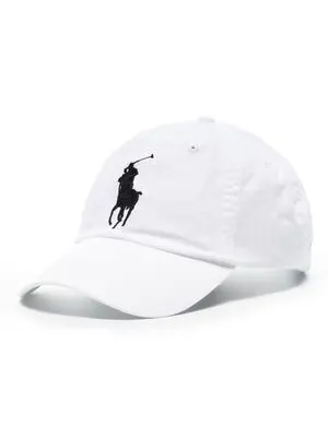 Polo Ralph Lauren Pony-motif Cotton Cap - White
