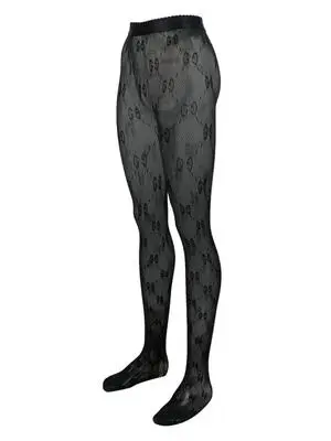 Gucci Gg Lurex Detailed Tights