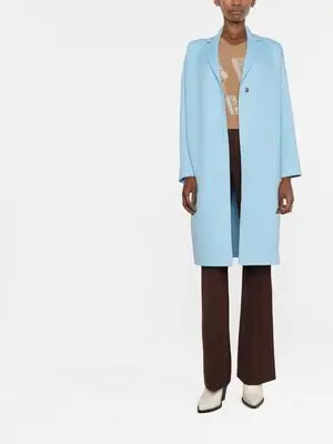 Stella McCartney Single-breasted Oversized Wool Coat