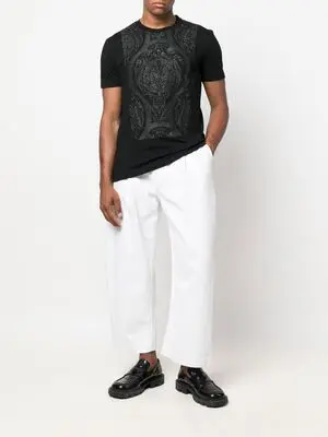 Etro Embroidered-logo T-shirt