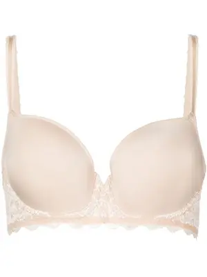 Wacoal Lace-detail Contour Bra - Neutrals