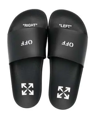 Off-White Logo-print Pool Slides