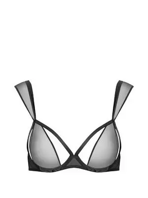 MAISON CLOSE L'amoureuse Sheer Bra - Black