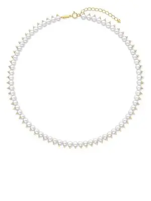 TASAKI 18kt Yellow Collection Line Danger Pearl Necklace - Gold
