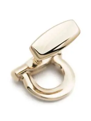 FERRAGAMO Gancini Brass Cufflinks - Gold