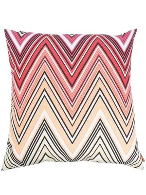 Missoni Zigzag-print Square Cushion - Green