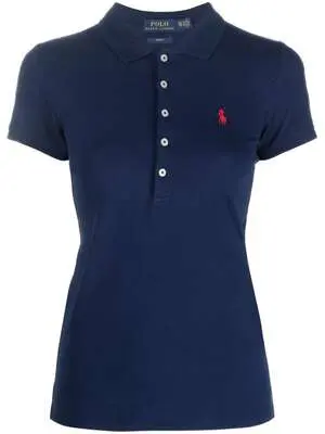Polo Ralph Lauren Logo-embroidered Polo Shirt - Blue