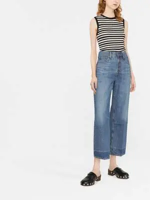 Polo Ralph Lauren Wide-leg Cropped Jeans