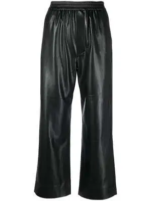 Nanushka Cropped Straight-leg Trousers