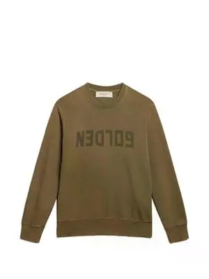 GOLDEN GOOSE Logo-print Distressed Sweatshirt