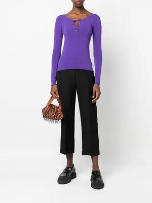 BLUGIRL Keyhole-tie Front Jumper