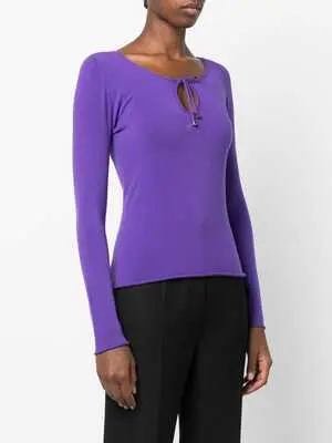 BLUGIRL Keyhole-tie Front Jumper