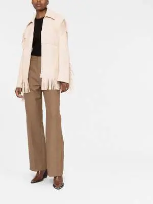 Stella McCartney Fringe Detail Zip-up Jacket