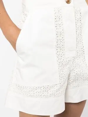 3.1 Phillip Lim Broderie-anglaise Panelled Shorts