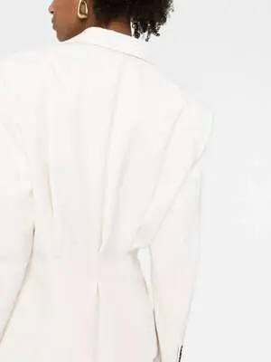 Alexandre Vauthier Single-breasted Blazer - White