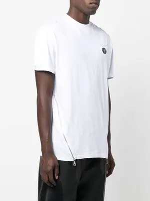 Philipp Plein Logo-patch Zipped T-shirt