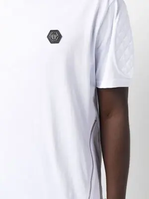 Philipp Plein Logo-patch Zipped T-shirt
