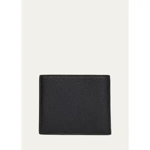 TOM FORD Grained Leather T-line Bifold Wallet - Black