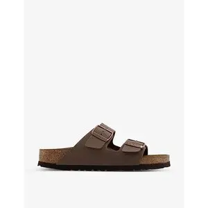 BIRKENSTOCK Arizona Faux-leather Sandals - Mocha Birko Flor