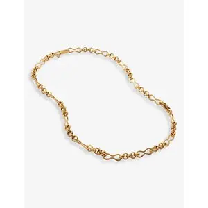 Monica Vinader Heritage Link Recycled Sterling Silver Chain Necklace - Gold
