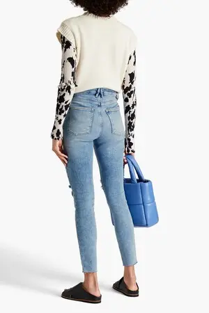 Good American Good Legs Midrise Skinny Jeans - Light Denim