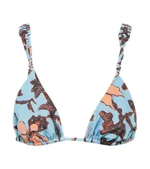 Ulla Johnson Catalina Floral Bikini Top - Multicoloured
