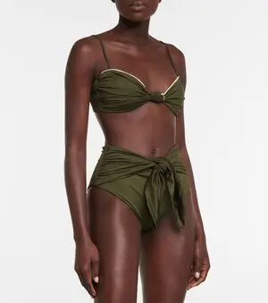 Johanna Ortiz Knotted Bikini Top