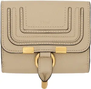 Chloé Chloé Beige Marcie Square Wallet - 279 Root Beige