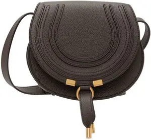 Chloé Chloé Purple Small Marcie Saddle Bag 297 Bold Brown