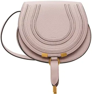 Chloé Chloé Purple Small Marcie Saddle Bag 521 Misty Lavender