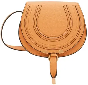 Chloé Chloé Purple Small Marcie Saddle Bag 892 Tan Apricot
