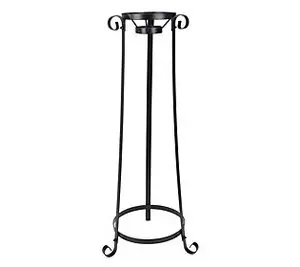 NORTHLIGHT Black Standing Tower Garden Gazing B All Stand - One-color