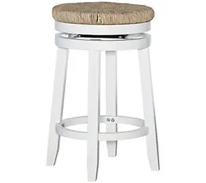 POWELL Watkinson Backless Wicker Kitchen Counte Stool - One-color