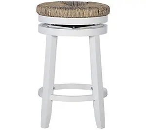 POWELL Watkinson Backless Wicker Kitchen Counte Stool