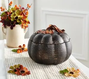 HOMEWORX BY SLATKIN + CO. 14ozdecorative Burlap Pumpkin - One-color
