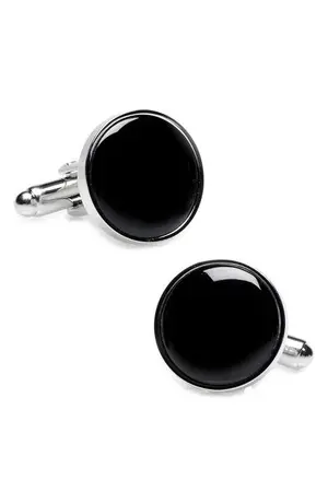 CUFFLINKS, INC. Cufflinks Silver And Onyx