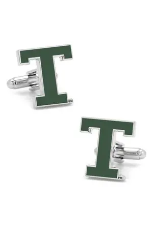 CUFFLINKS, INC. Cufflinks Tulane University Green T Logo