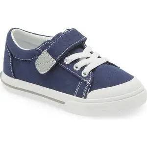 FOOTMATES Jordan Canvas Sneaker - Navy