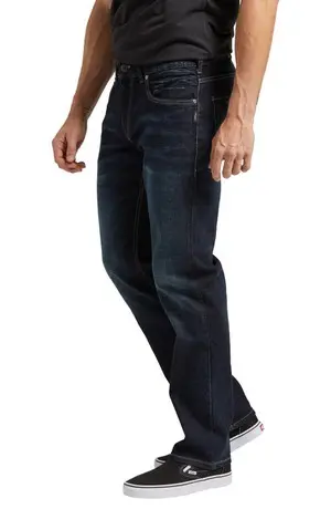 SILVER JEANS CO. Allan Straight Leg Jeans - Indigo