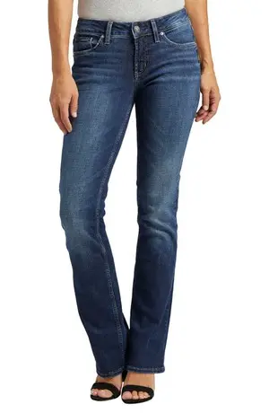 SILVER JEANS CO. Suki Slim Fit Bootcut Jeans - Indigo