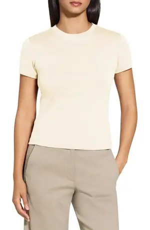 Theory Theory Tiny Apex Organic Pima Cotton T-Shirt Sunbeam