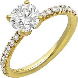 Bony Levy Diamond Engagement Ring Setting - Yellow Gold/diamond