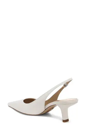 Sam Edelman Bianka Slingback Pumps - Bright White