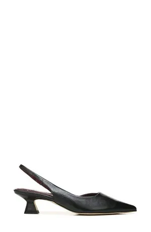 Franco Sarto Devin Kitten Heel Slingback Pump - Black