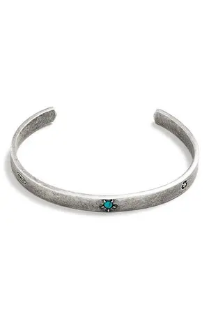 DEGS & SAL Sterling Silver Cuff Bracelet - Turquoise