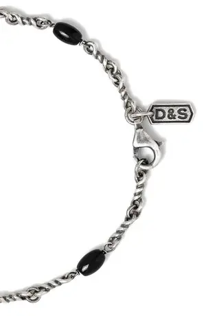 DEGS & SAL Twisted Chain Bracelet - Black