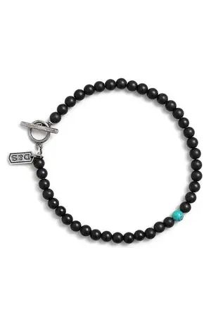 DEGS & SAL Beaded Bracelet - Black