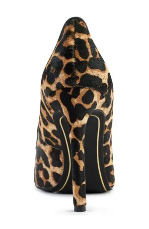 Dkny Mabi Pointed-toe Pump - Leopard Calf Hair