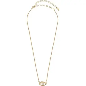 Ettika Evil Eye Pendant Necklace - Gold